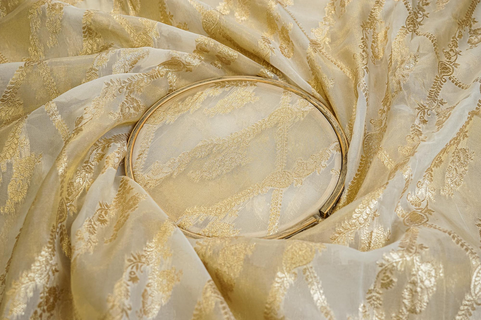 Embroidered Tissue Fabrics | Luxurious & Lightweight