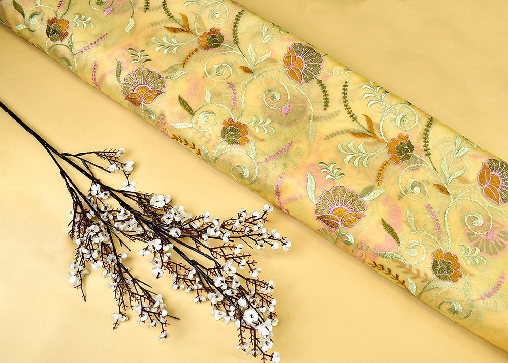 Buy Premium Haldi Fabric Online | Paras Gallery Fabrics