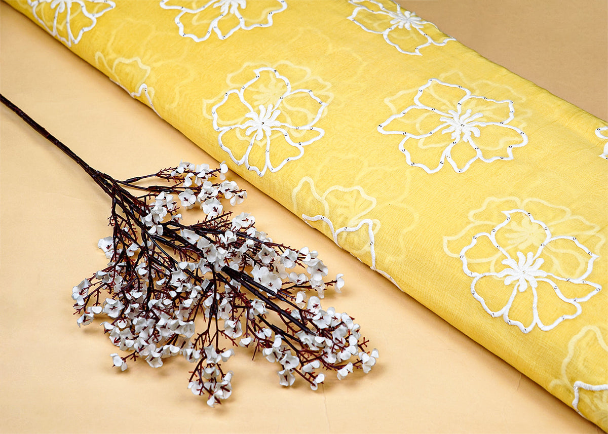 Buy Premium Haldi Fabric Online | Paras Gallery Fabrics